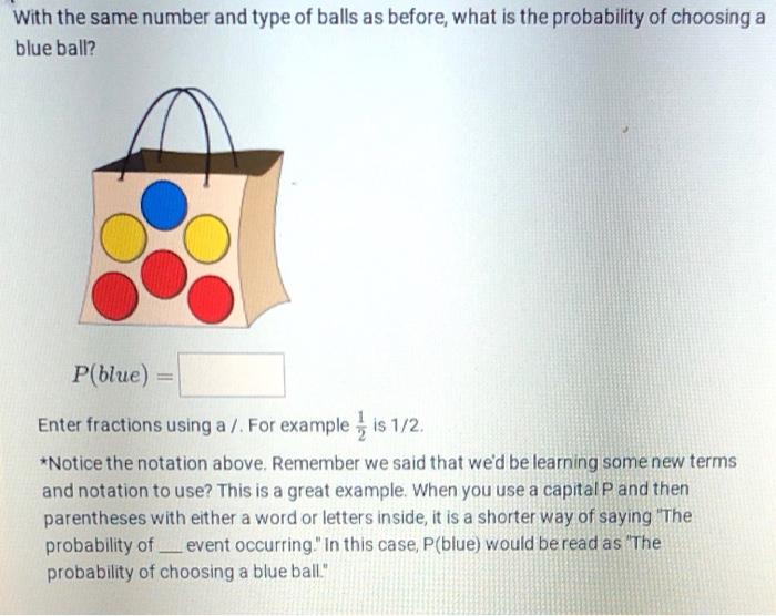 Solved With the same number and type of balls as before, | Chegg.com