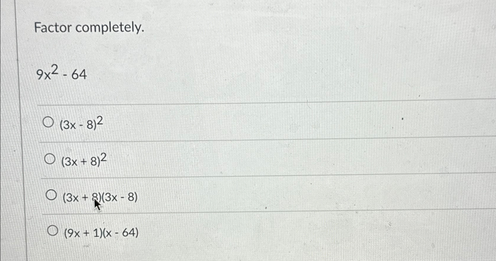 Solved Factor | Chegg.com