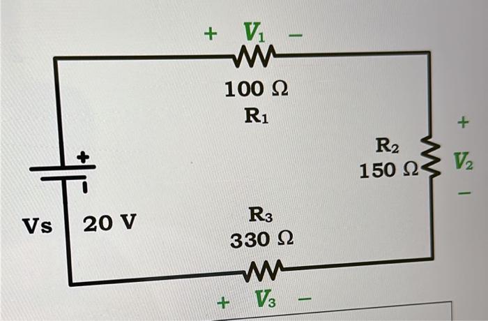 Solved What is the voltages using voltage current division? | Chegg.com