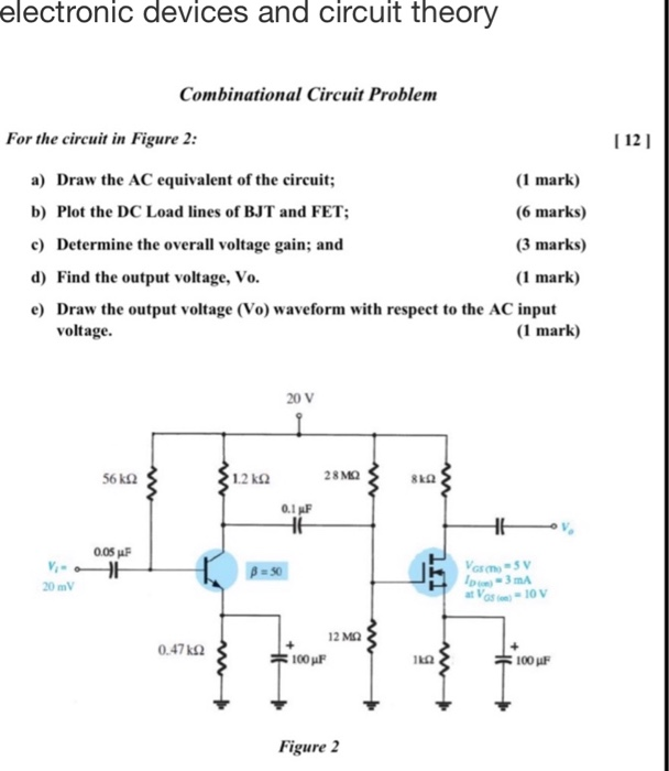 electronic devices and circuit theory Combinational | Chegg.com