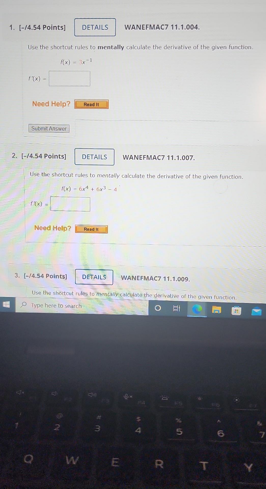 Solved WANEFMAC7 11.1.004. Use the shortcut rules to | Chegg.com