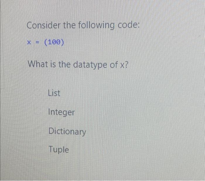 Solved Your answer is incorrect Consider the following code: | Chegg.com