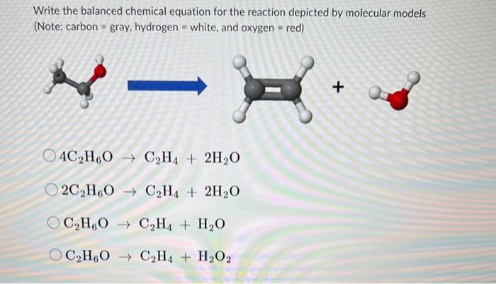 Solved Write the balanced chemical equation for the reaction | Chegg.com