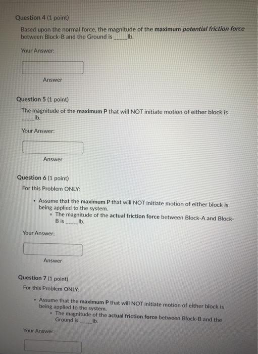 Solved А 100 lb 5-10 Determine the minimum force P required | Chegg.com