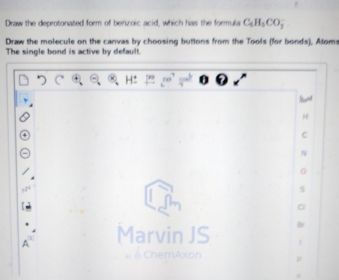 Solved Draw the deprotonated form of berizore acid, which | Chegg.com