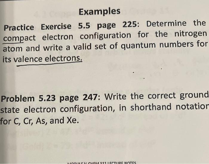Solved Practice Exercise 5.5 page 225 : Determine the | Chegg.com