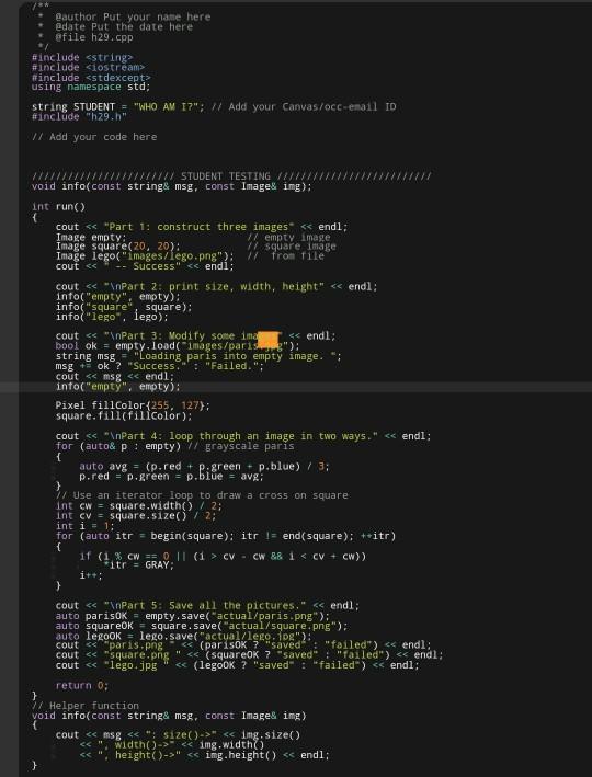 Solved The Image Class P reviously, you used raw pointers, | Chegg.com