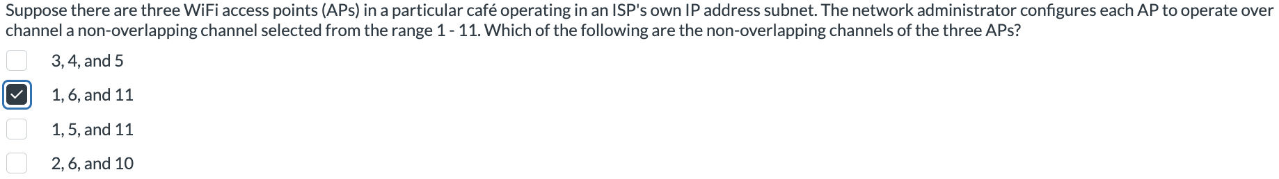 Solved Suppose there are three WiFi access points (APs) ﻿in | Chegg.com