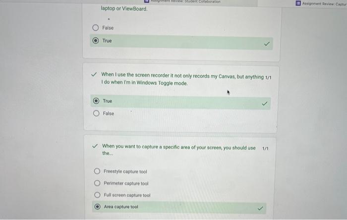 Solved laptop or View Board. False True When I use the | Chegg.com