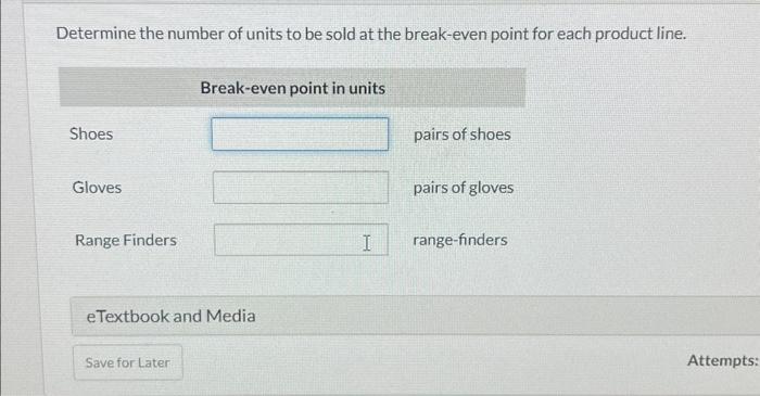 Solved Determine the number of units to be sold at the | Chegg.com
