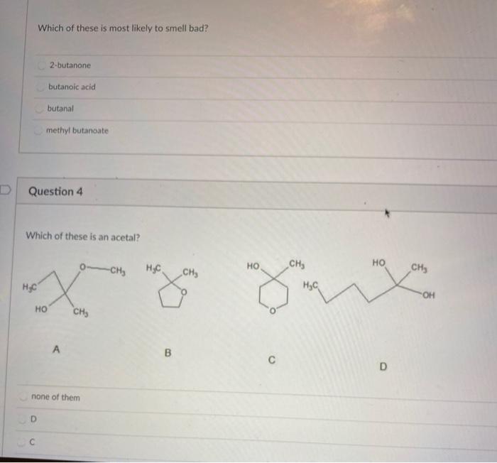 Solved Which of the following will give a positive 2,4-DNP | Chegg.com