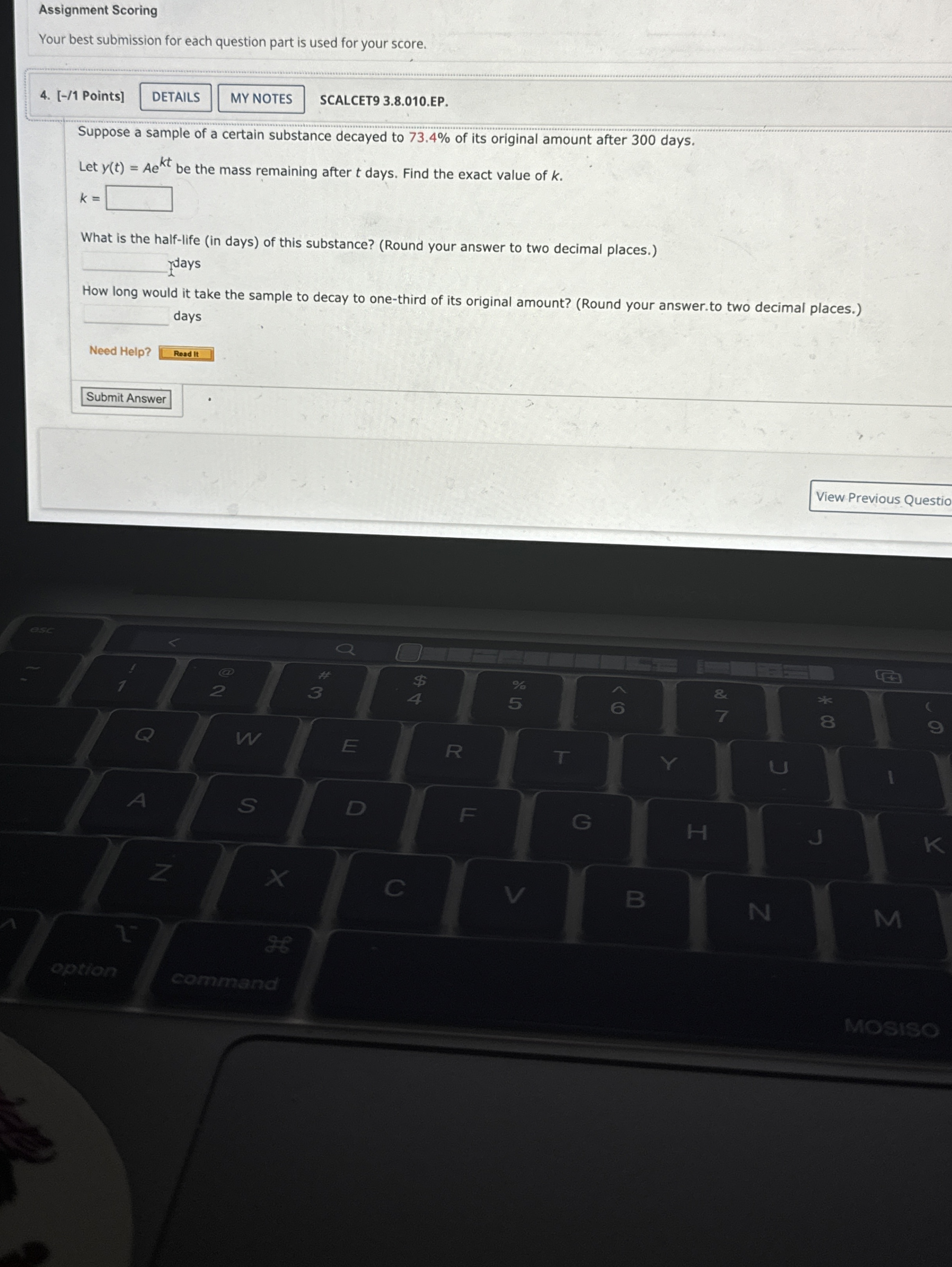 Solved Assignment ScoringYour best submission for each | Chegg.com