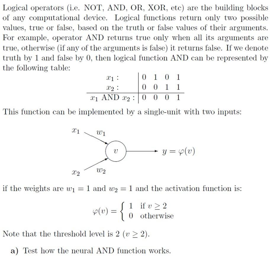 Solved Consider a single sigmoid perceptron with bias weight | Chegg.com