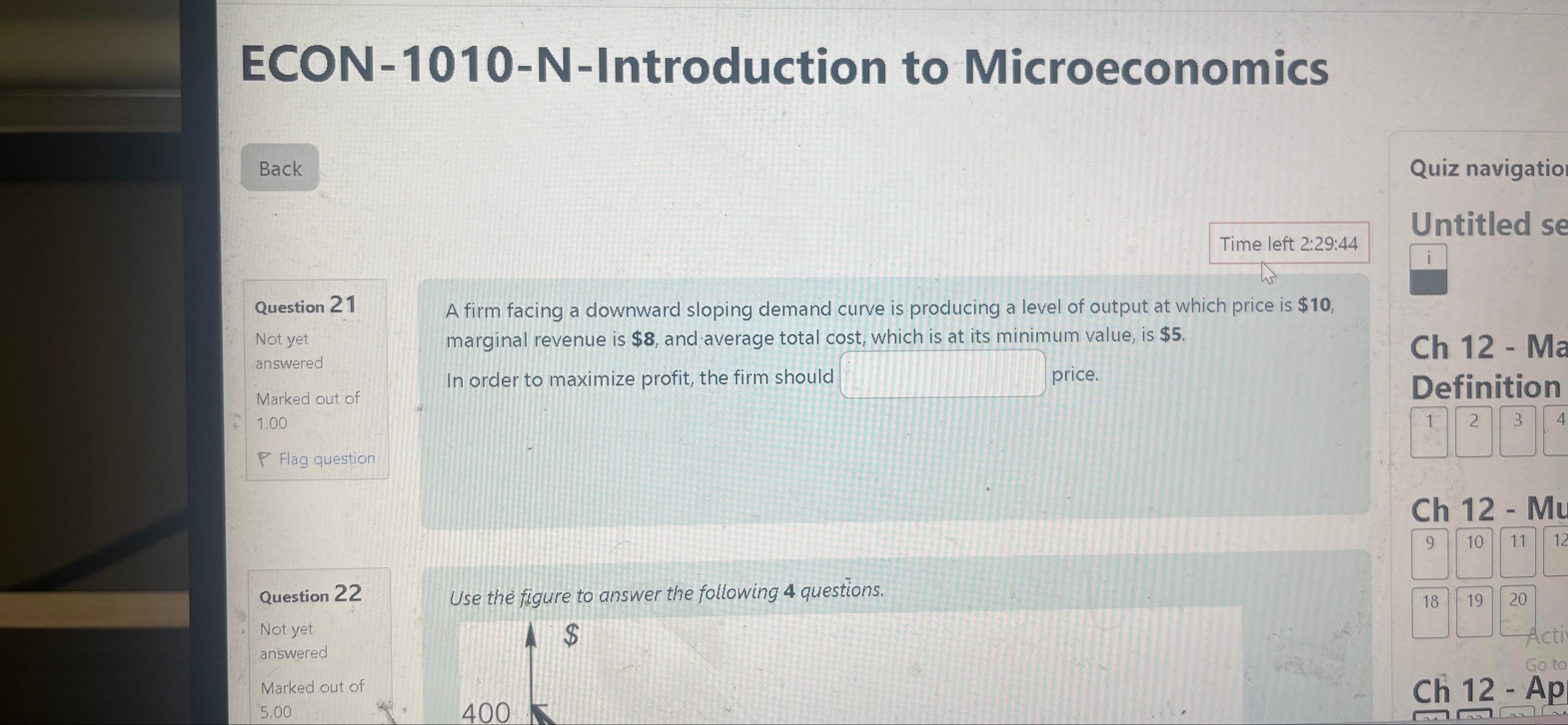 Solved ECON-1010-N-Introduction to MicroeconomicsQuestion | Chegg.com