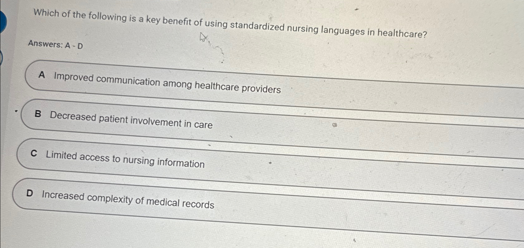 Solved Which of the following is a key benefit of using | Chegg.com