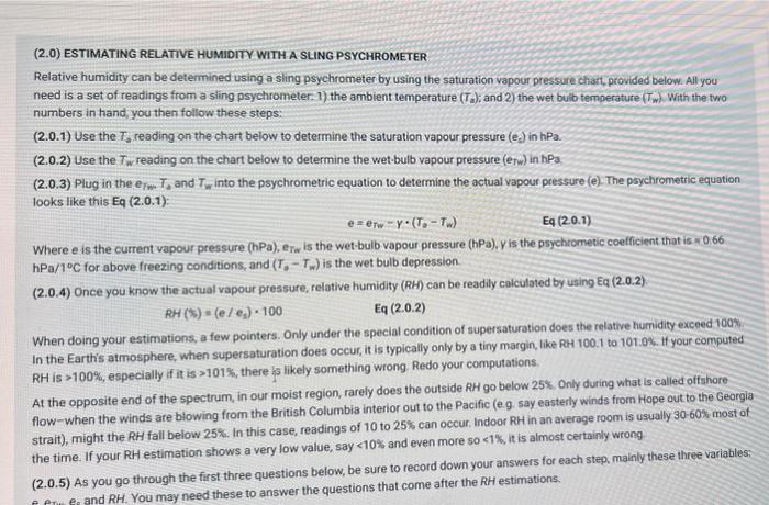 Solved (Q2.6) Given the readings provided in (Q2.2), what is | Chegg.com