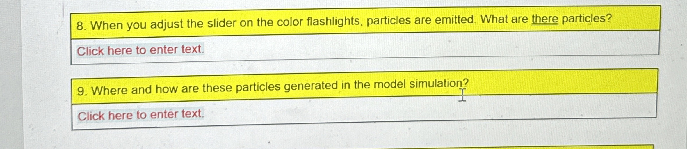 Solved When vou adiust the slider on the color flashlights, | Chegg.com
