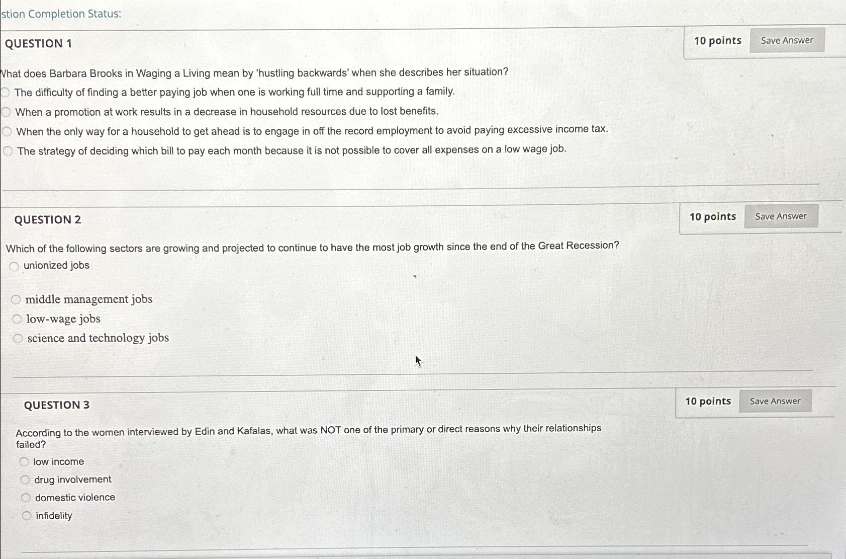 Solved stion Completion Status:QUESTION 110 ﻿pointsWhat does | Chegg.com