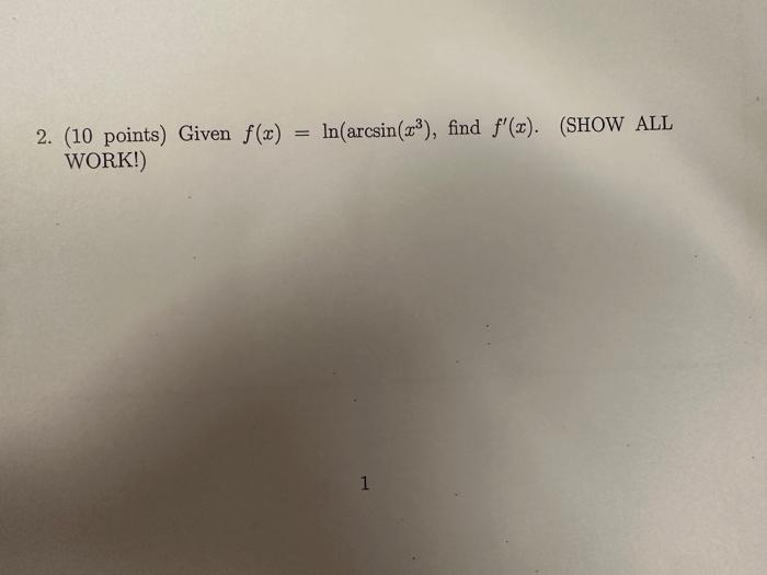 Solved 3. (10 points) Find an equation of the line which is | Chegg.com