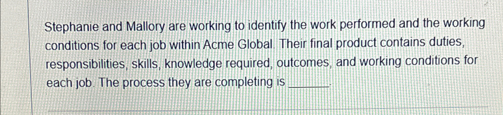 Solved Stephanie and Mallory are working to identify the | Chegg.com