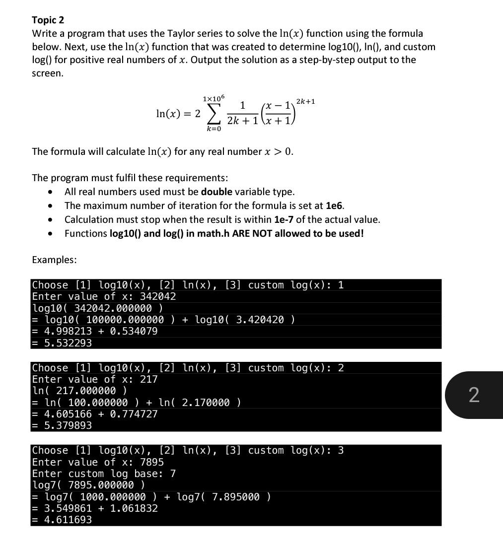 Solved C Programming Mini Project Coursework 20 