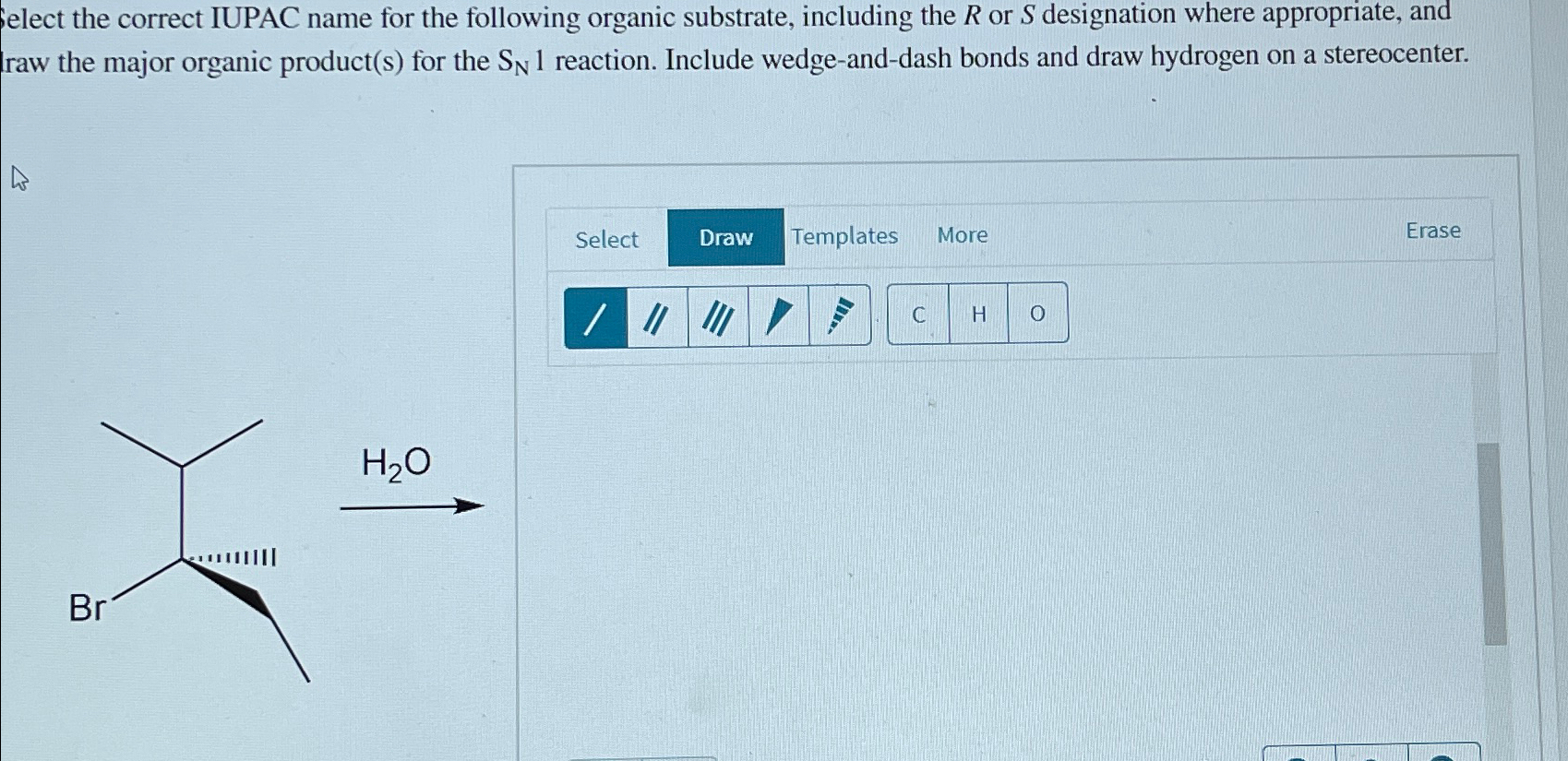 Select the correct IUPAC name for the following | Chegg.com