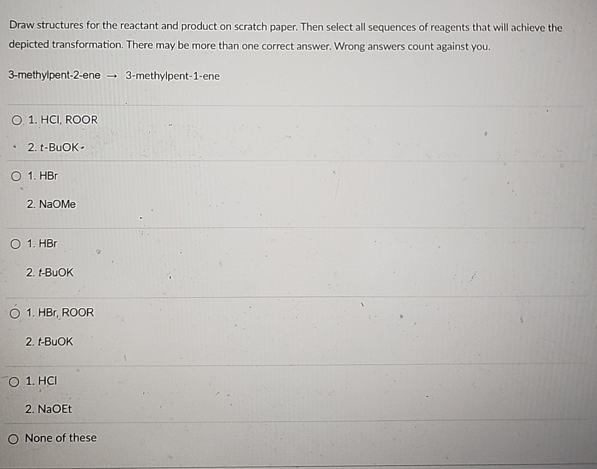 Solved Draw structures for the reactant and product on | Chegg.com