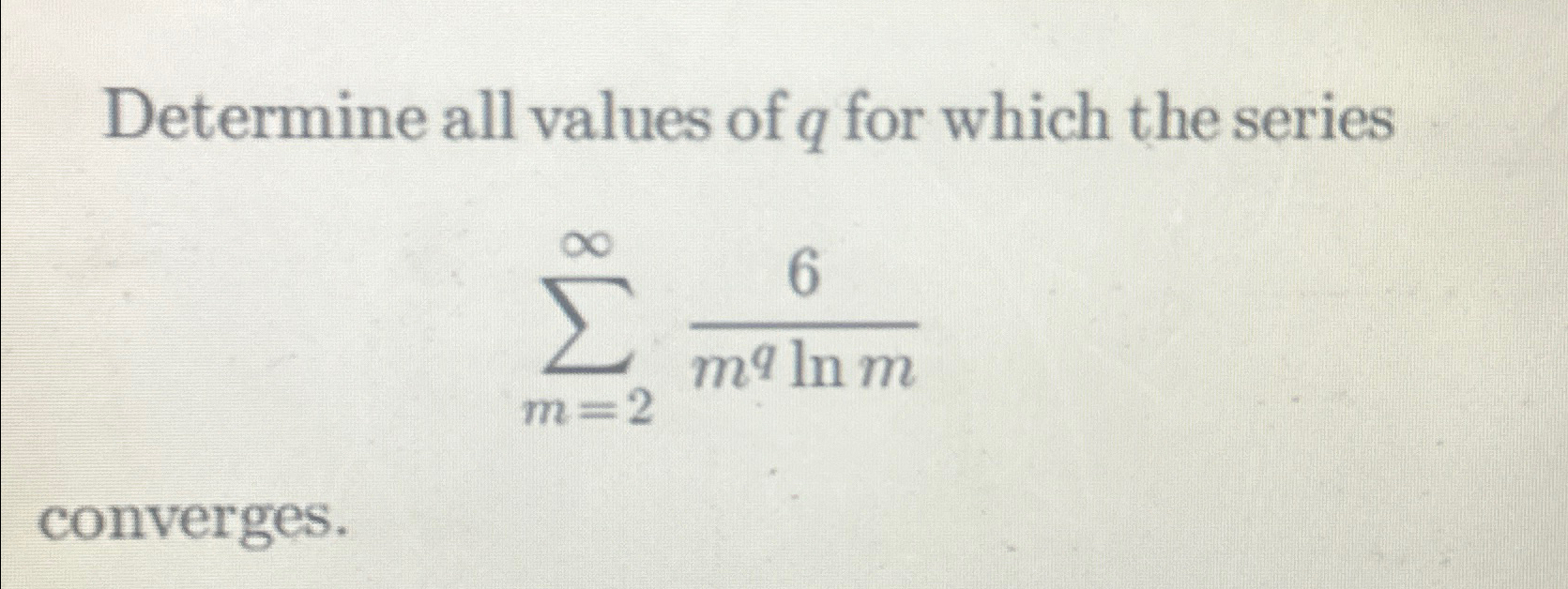 Solved Determine all values of q ﻿for which the | Chegg.com