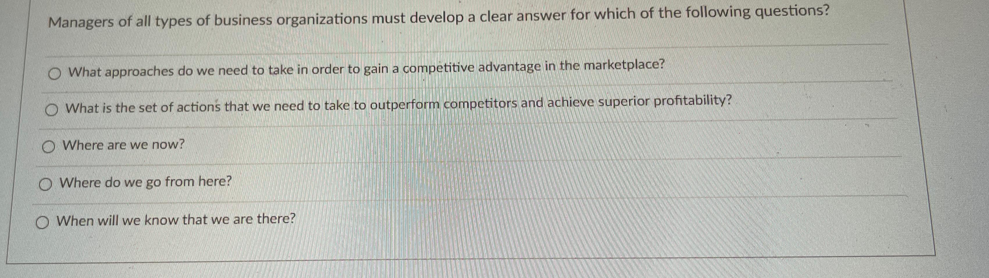Solved Managers of all types of business organizations must | Chegg.com