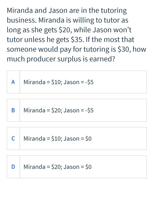 Solved Miranda and Jason are in the tutoring business. | Chegg.com