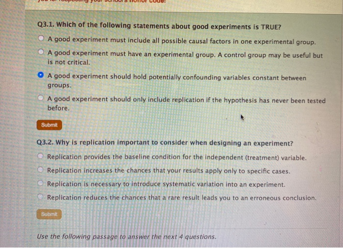 Solved: JUVUTO TVIU CU Q3.1. Which Of The Following Statem... | Chegg.com