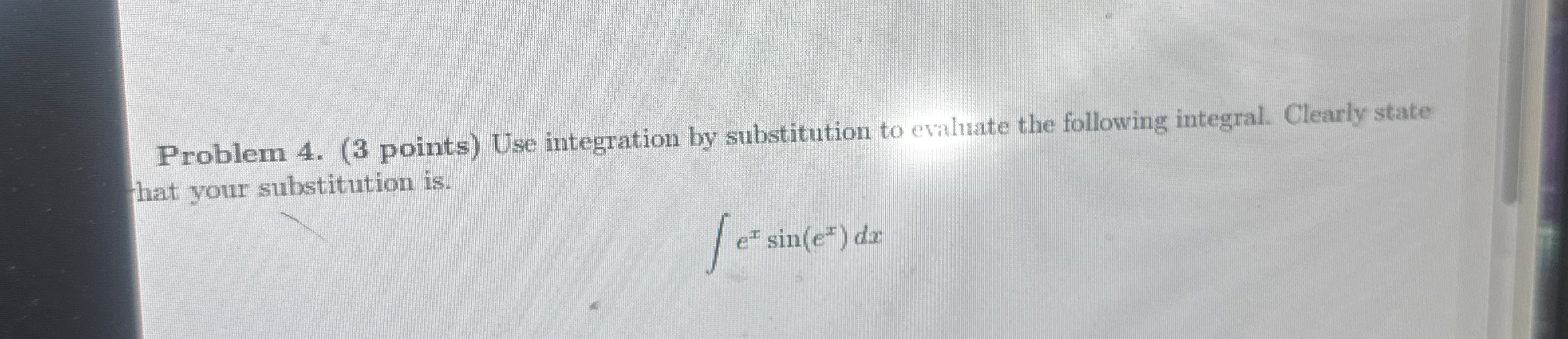 Solved Problem 4 3 ﻿points ﻿use Integration By 4776