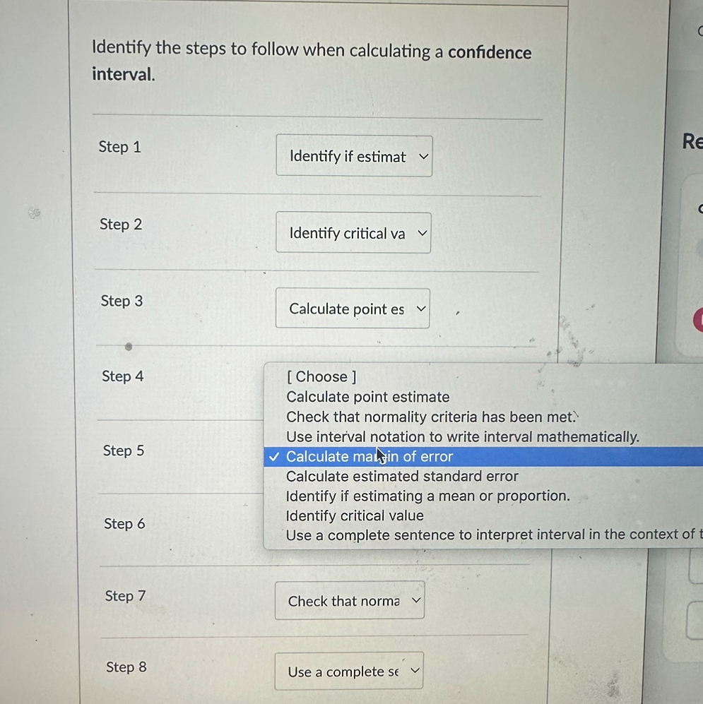Solved Identify the steps to follow when calculating a | Chegg.com