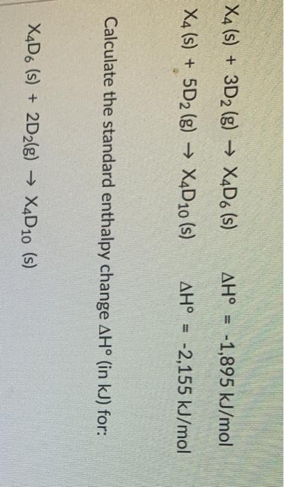 Solved given the following reactions calculate the standard | Chegg.com