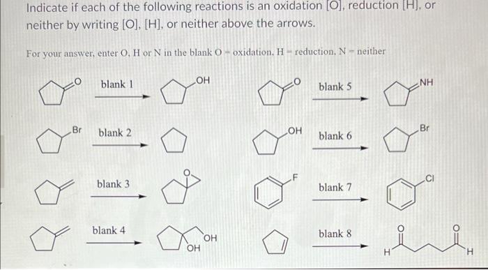 Solved Indicate if each of the following reactions is an | Chegg.com
