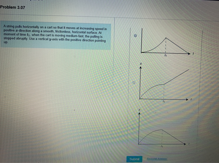 Solved Problem 3.07 Part E A string pulls horizontally on a | Chegg.com