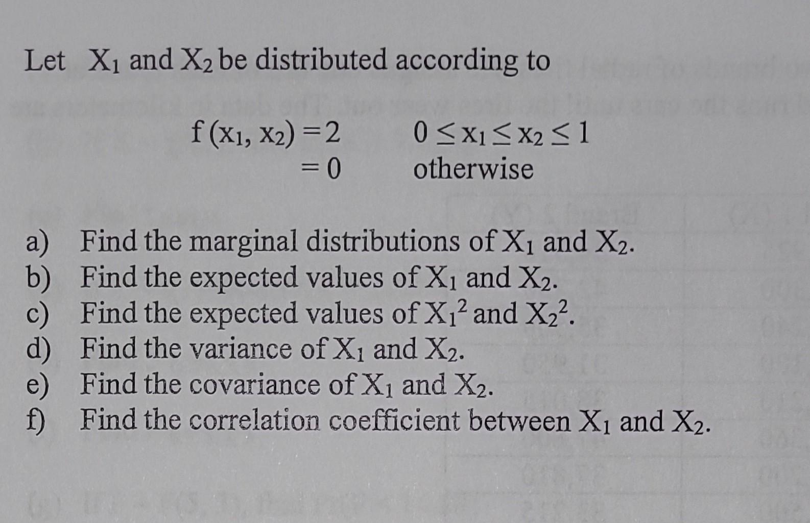 Solved Let X1 and X2 be distributed according to | Chegg.com