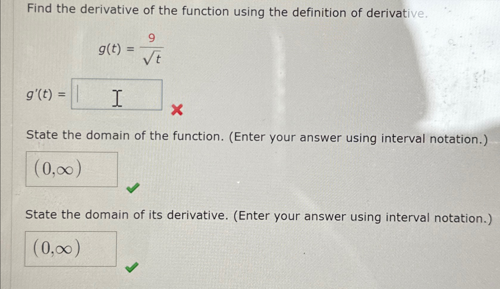 Solved Find the derivative of the function using the | Chegg.com