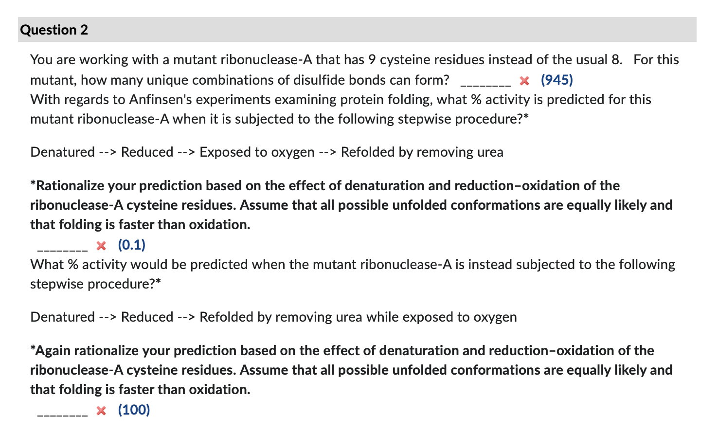 Solved Question 2You are working with a mutant | Chegg.com