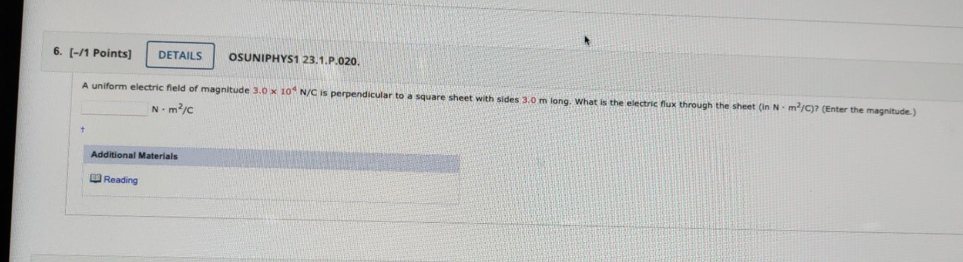 Solved N⋅m2/C | Chegg.com