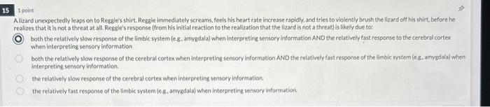 Solved 1 point Wizard unexpectedly leaps on to Resgie's | Chegg.com