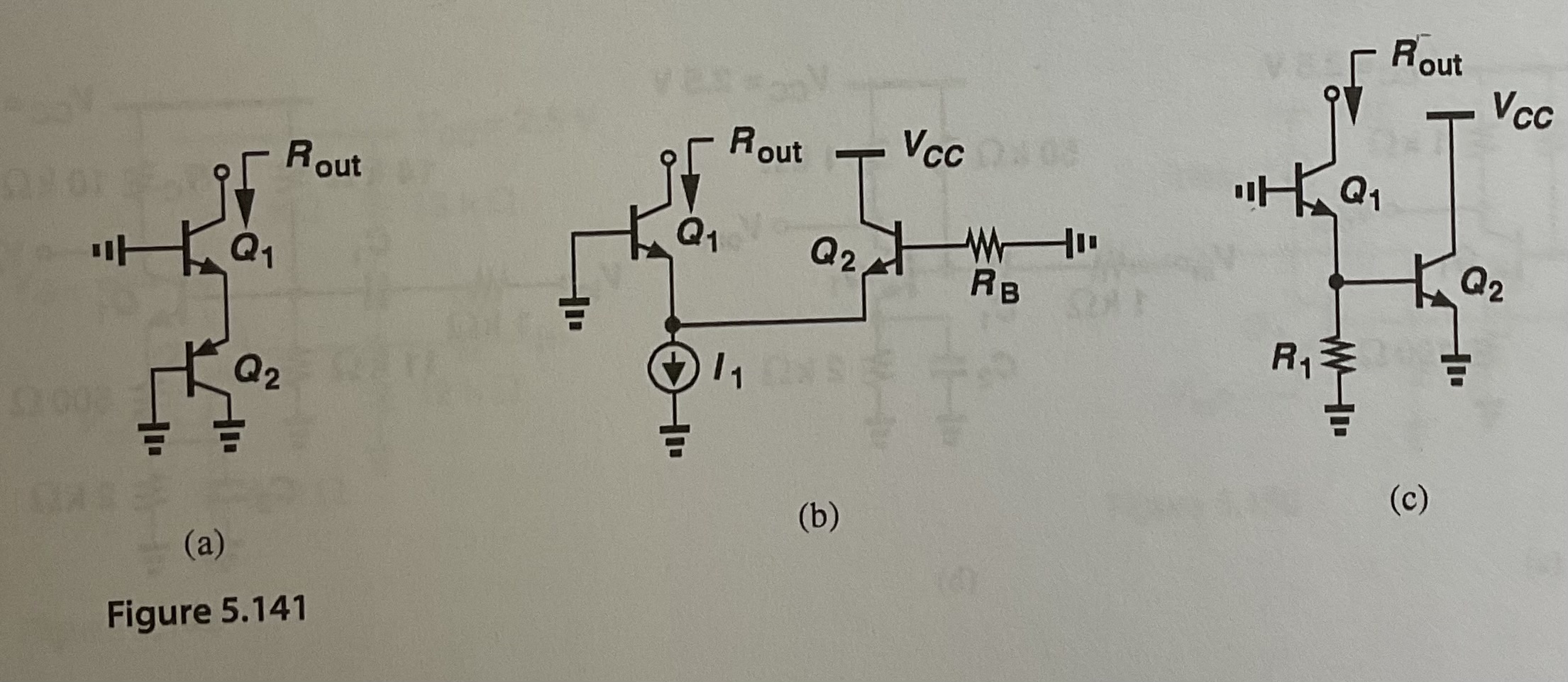 Solved compute the output impedance of the circuits shown | Chegg.com