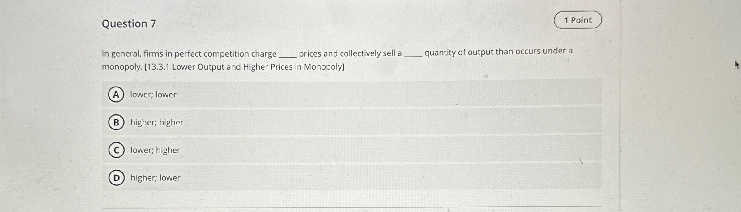 Solved Question 71 ﻿PointIn general, firms in perfect | Chegg.com