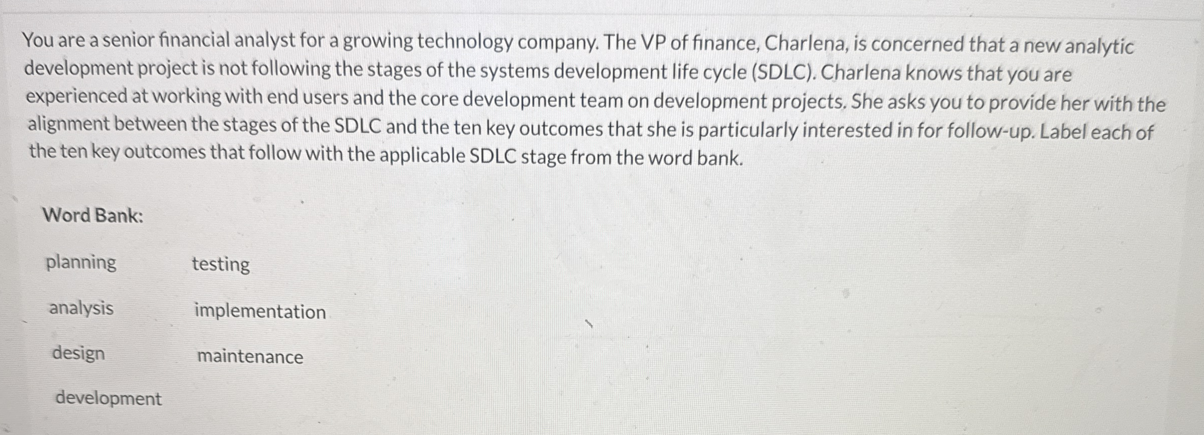 Solved You are a senior financial analyst for a growing | Chegg.com