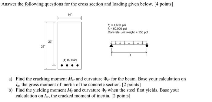 Solved Answer the following questions for the cross section | Chegg.com