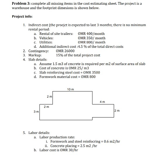 Solved Problem 4: Use the factor cost estimate method and | Chegg.com
