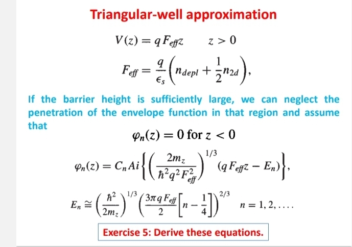 Triangular-well | Chegg.com