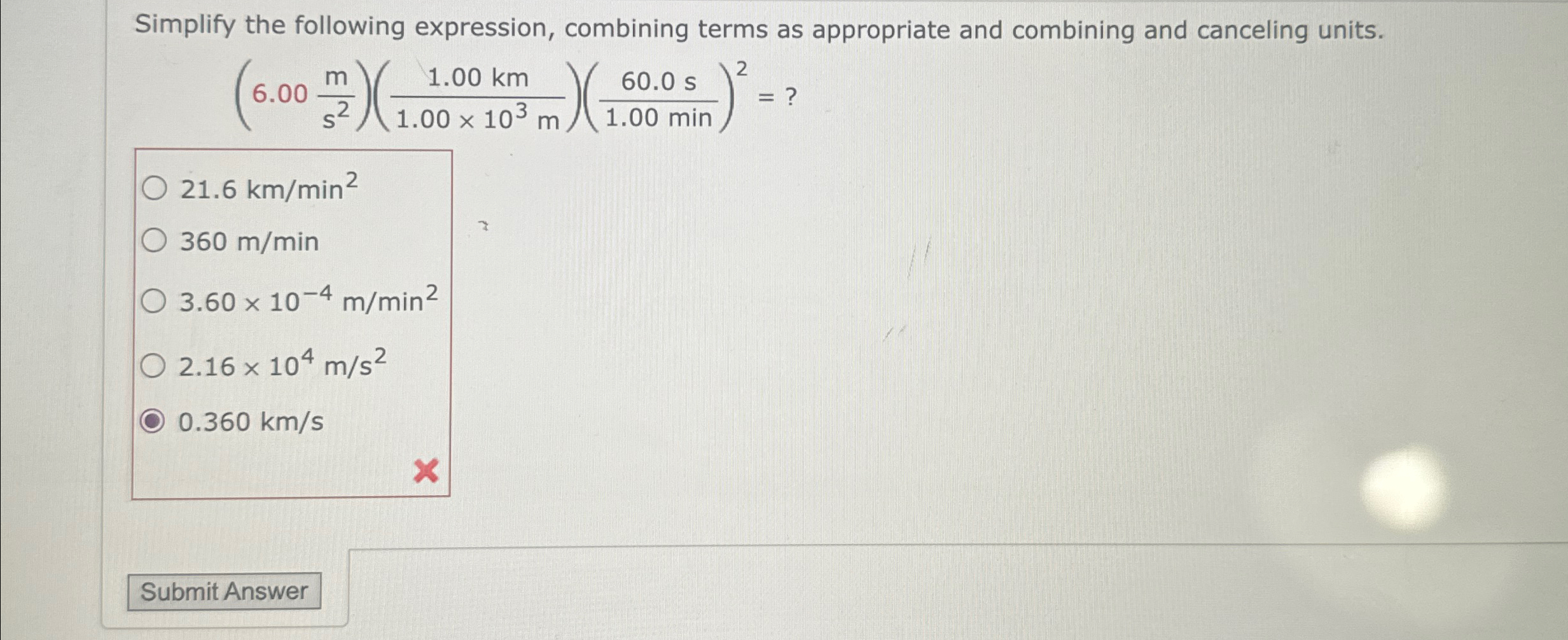 Solved Simplify the following expression, combining terms as | Chegg.com
