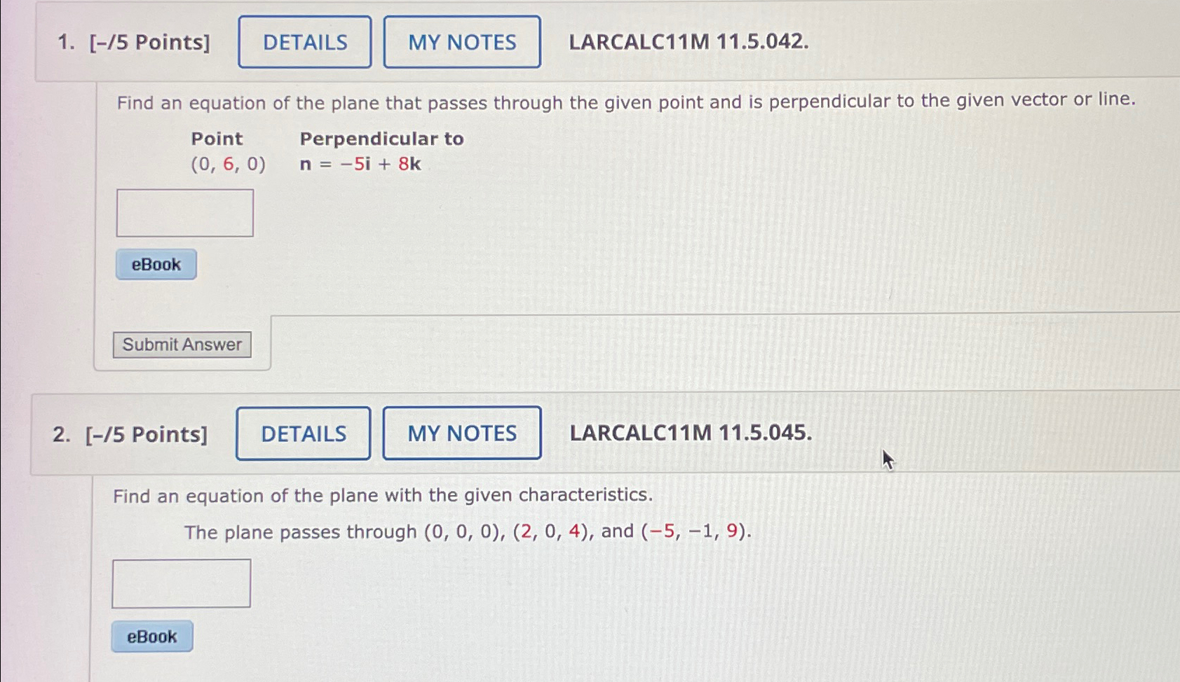 Solved Points]LARCALC11M 11.5.042.Find an equation of the | Chegg.com