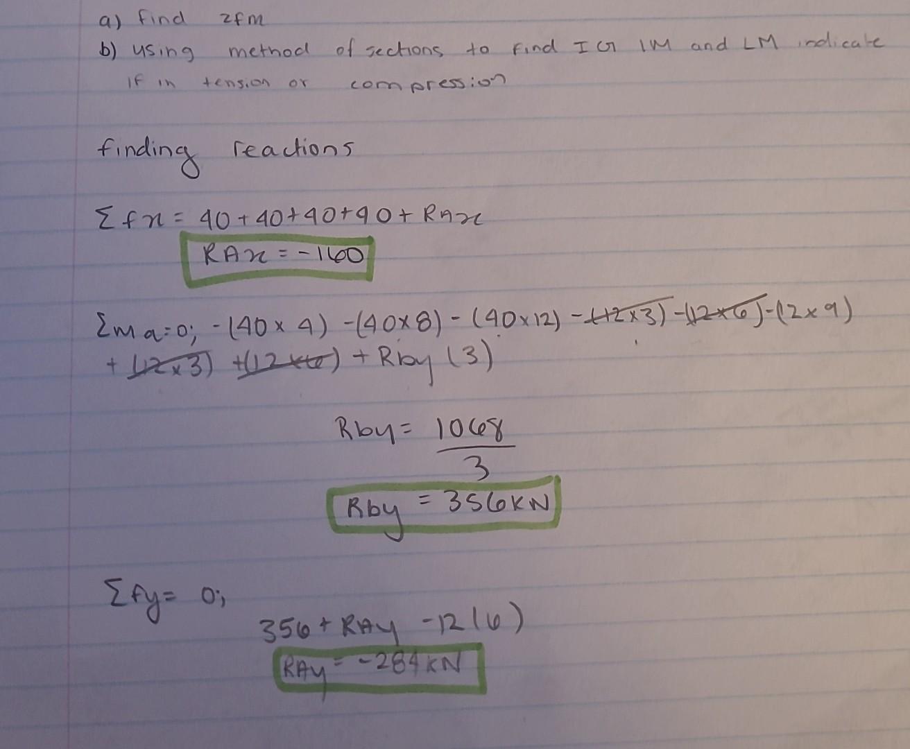 Solved I'm solving for IG IM and LM with the method of | Chegg.com